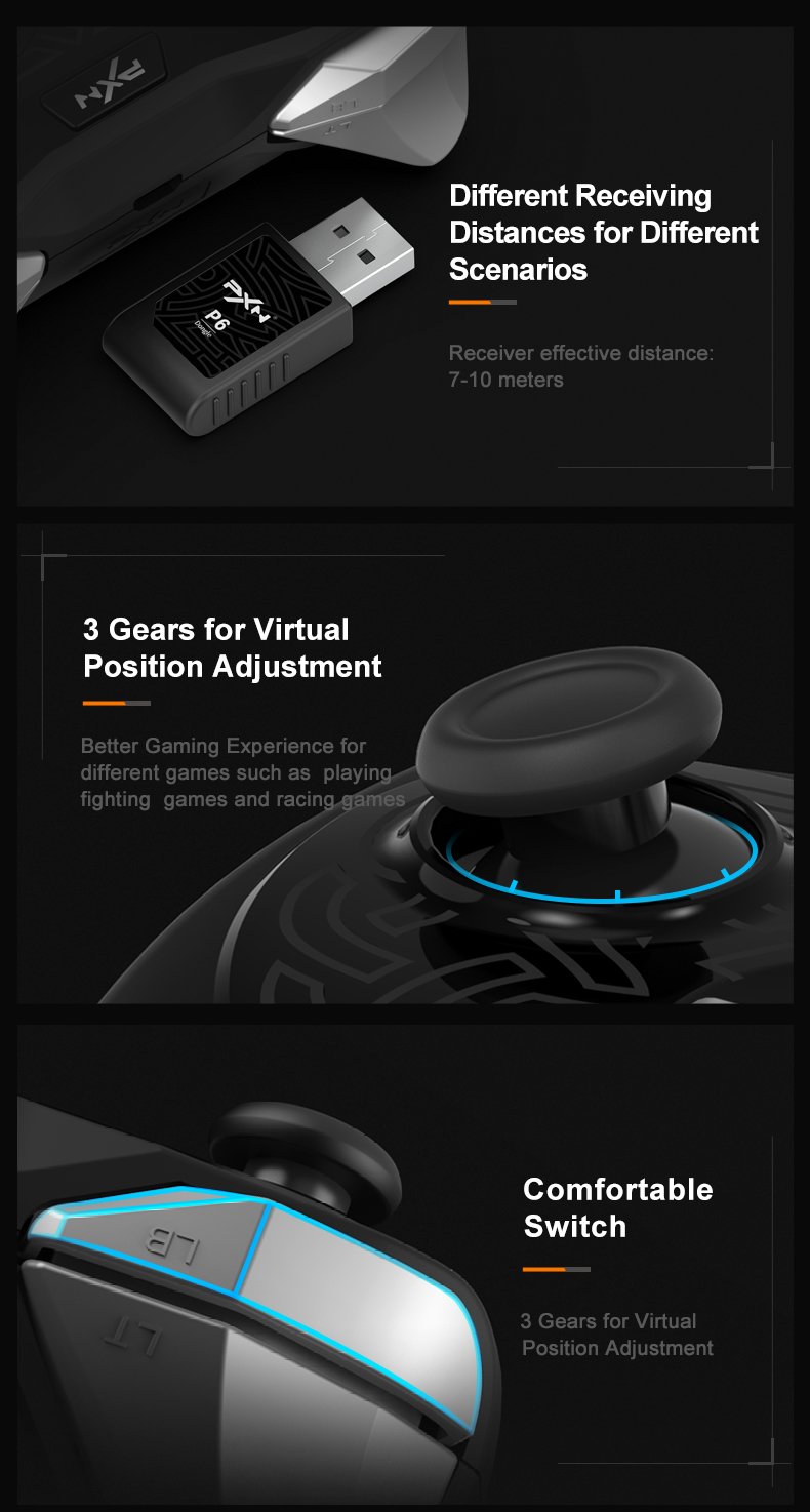 PXN-P6 | PXN Racing Wheel, Game Controller, Arcade Stick for Xbox One ...